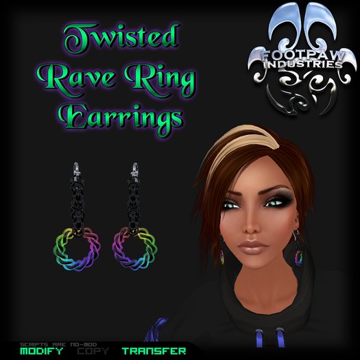 Second Life Marketplace - [FPI] Twisted Rave Rings